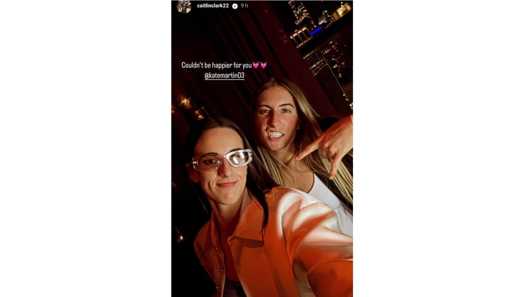 Revisiting 5 moments between ex-Iowa stars Caitlin Clark and Kate ...