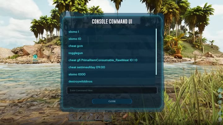 All Ark Survival Ascended weather console commands for each map