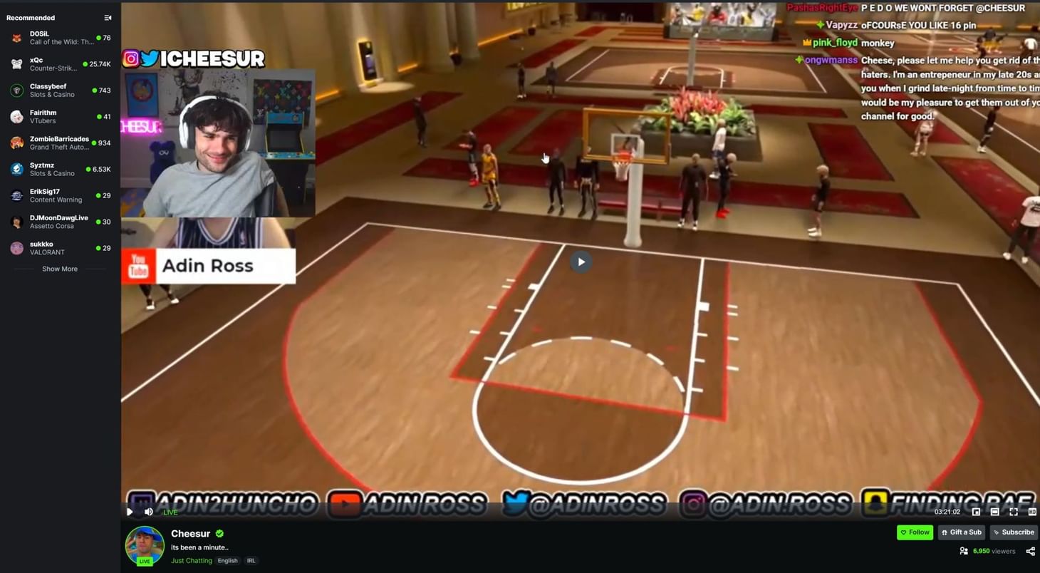 "F**k this clown!" - Adin Ross goes off at Kick streamer Cheesur after ...