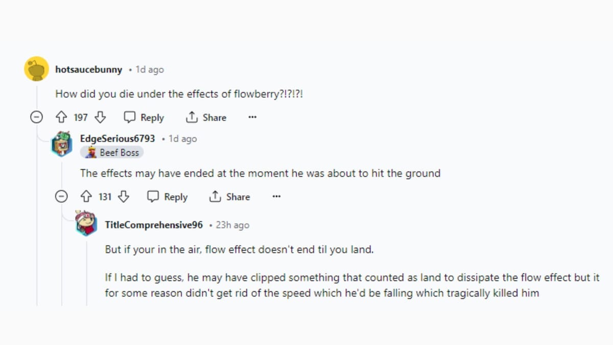 Fortnite glitch causes player to get eliminated after jumping under the effect of Flowberry Fizz ...
