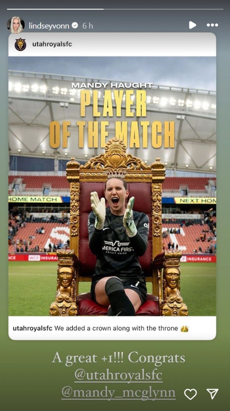 Lindsey Vonn delighted as skiing star-backed Utah Royals FC end losing ...