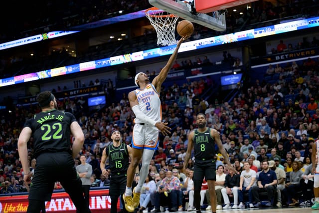 New Orleans Pelicans vs OKC Thunder head-to-head season stats, last 5 games and more for NBA ...