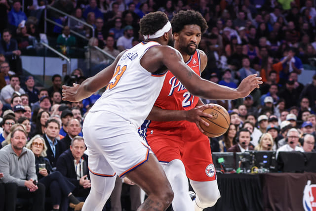 WATCH: "F**k Embiid" chants break out in MSG after reigning MVP shoves ...