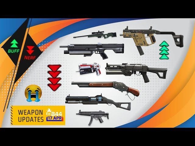 Weapon: Free Fire MAX में OB44 अपडेट द्वारा हथियारों की ताकत और स्टैट्स ...