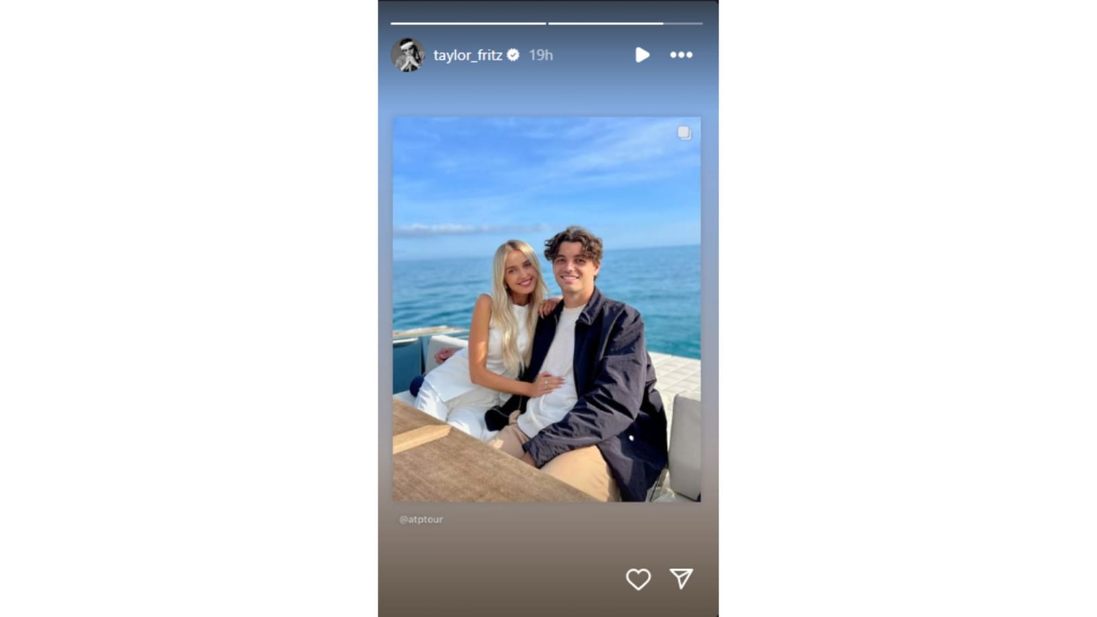 In Pictures: Taylor Fritz dazzles in outfit chosen by girlfriend Morgan ...