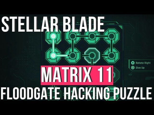 How to complete the Stellar Blade Floodgate Puzzle?