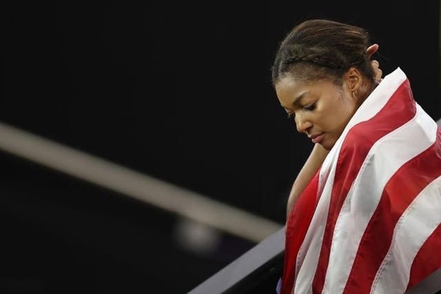 Which high school did Gabby Thomas go to?