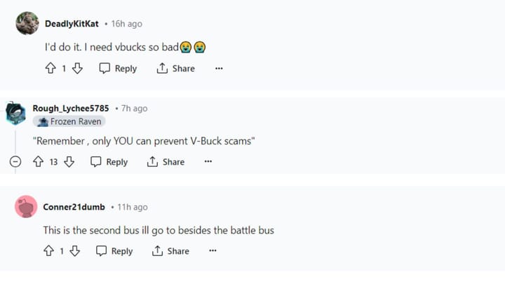 "Free V-Bucks Van found": Fortnite community reacts to hilarious incident