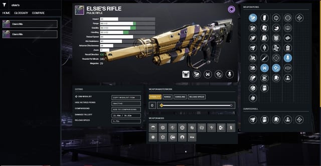 Elsie's Rifle god roll guide for Destiny 2 PvP and PvE