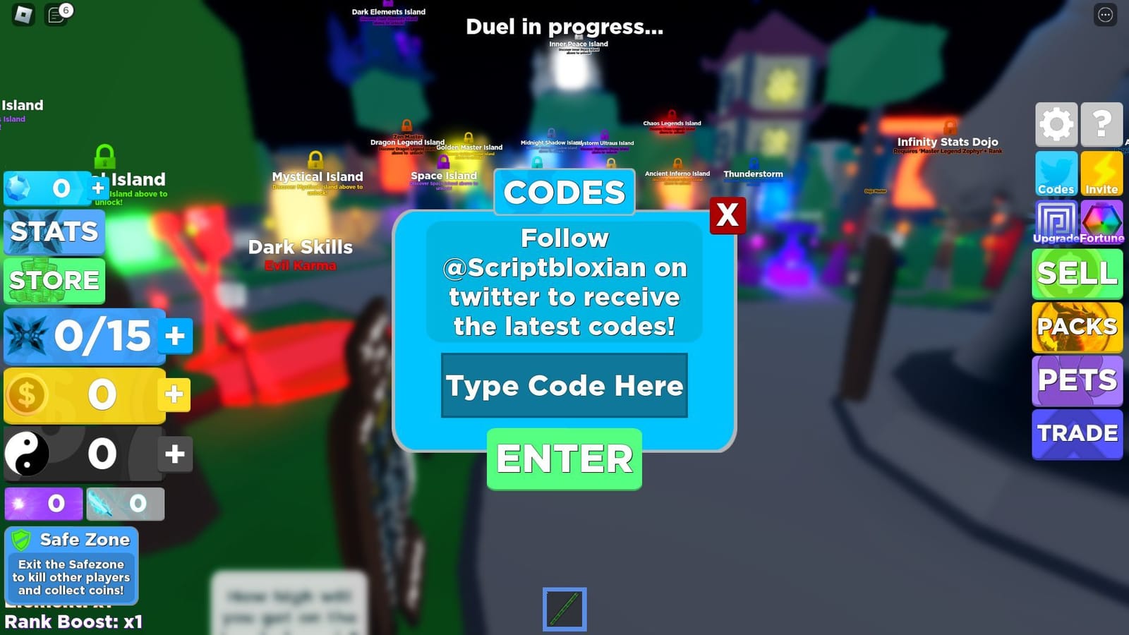 Ninja Legends codes (December 2025)