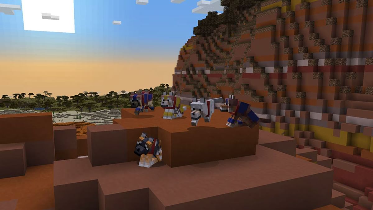 Minecraft releases Armored Paws update featuring armadillos, wolf armor ...