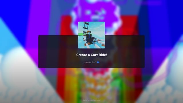 Create a Cart Ride Codes