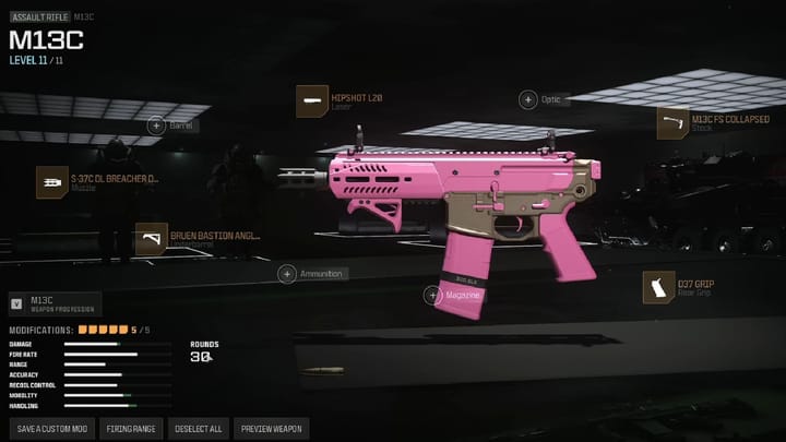 Best M13C loadout in Warzone Season 3