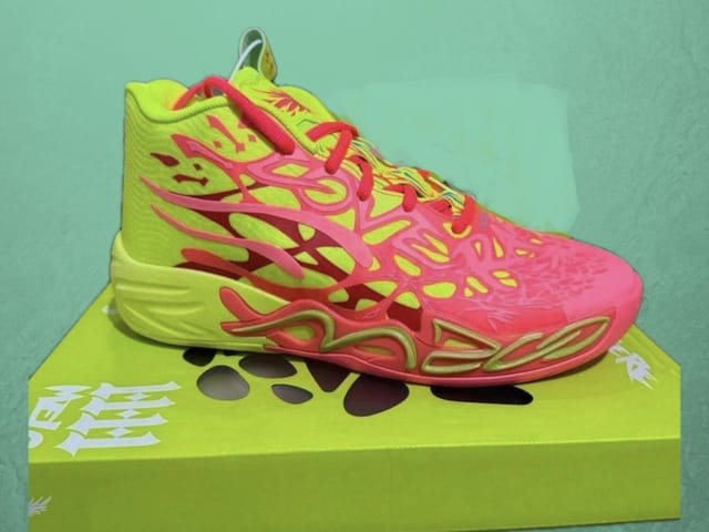 Lamelo ball puma mb.04: LaMelo Ball x Puma MB.04 Red Volt shoes ...