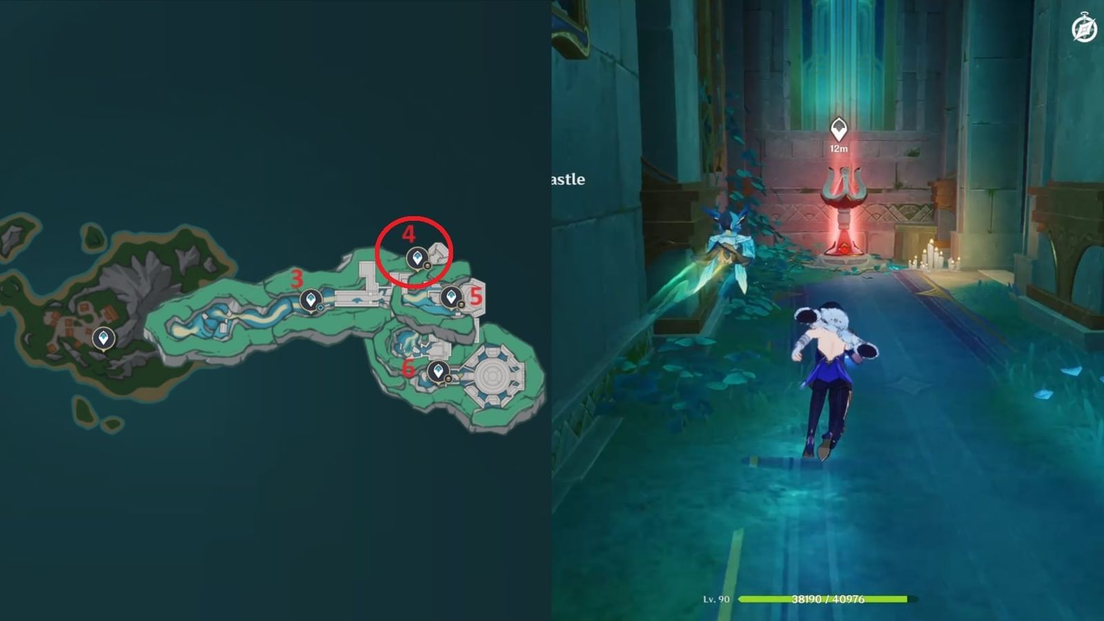 Genshin Impact Nostoi Region and Sea of Bygone Eras teleport waypoints locations