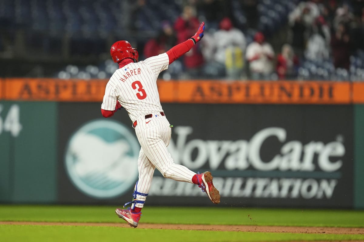 Watch: Bryce Harper completes sizzling hat-trick after epic grand slam