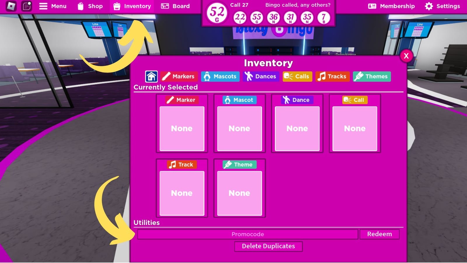 Bloxy Bingo codes (October 2025)