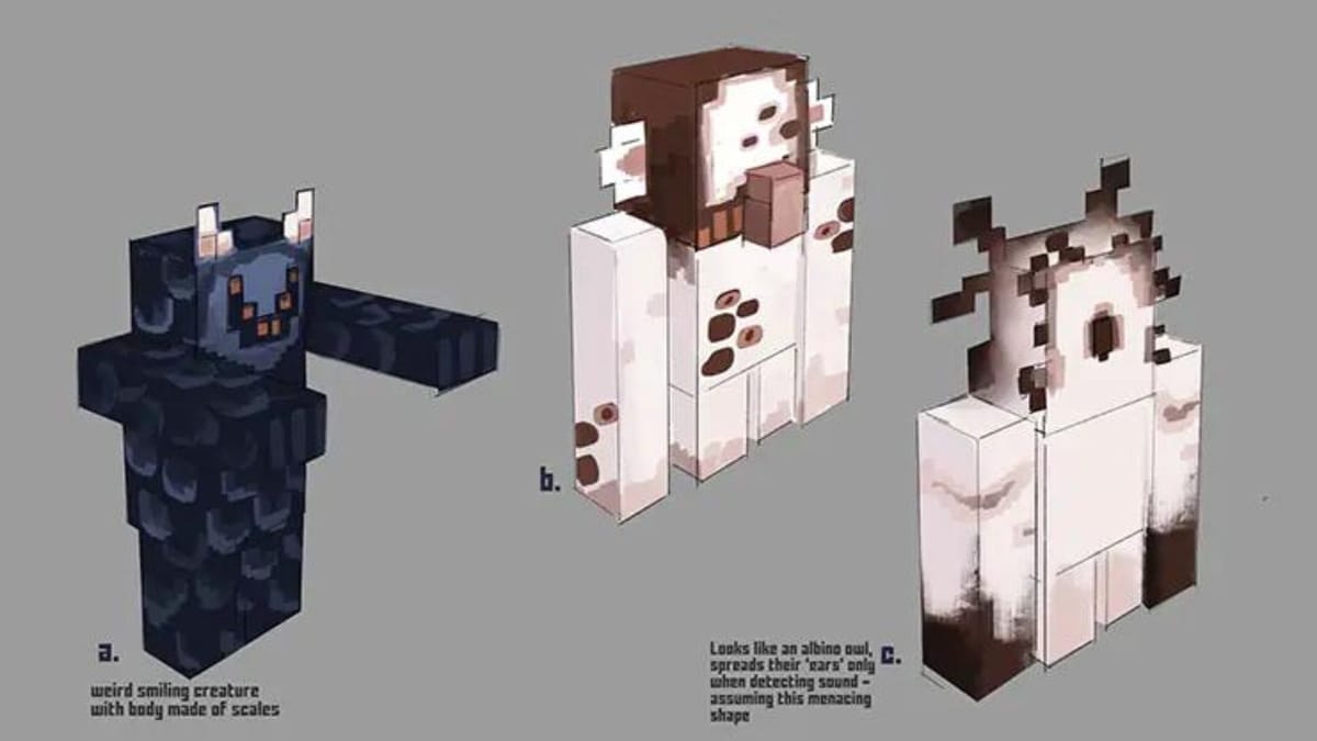 "Beautiful, grotesque, and scary": Minecraft reveals the development ...