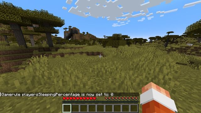 How to use One Player Sleep command in Minecraft Bedrock and Java