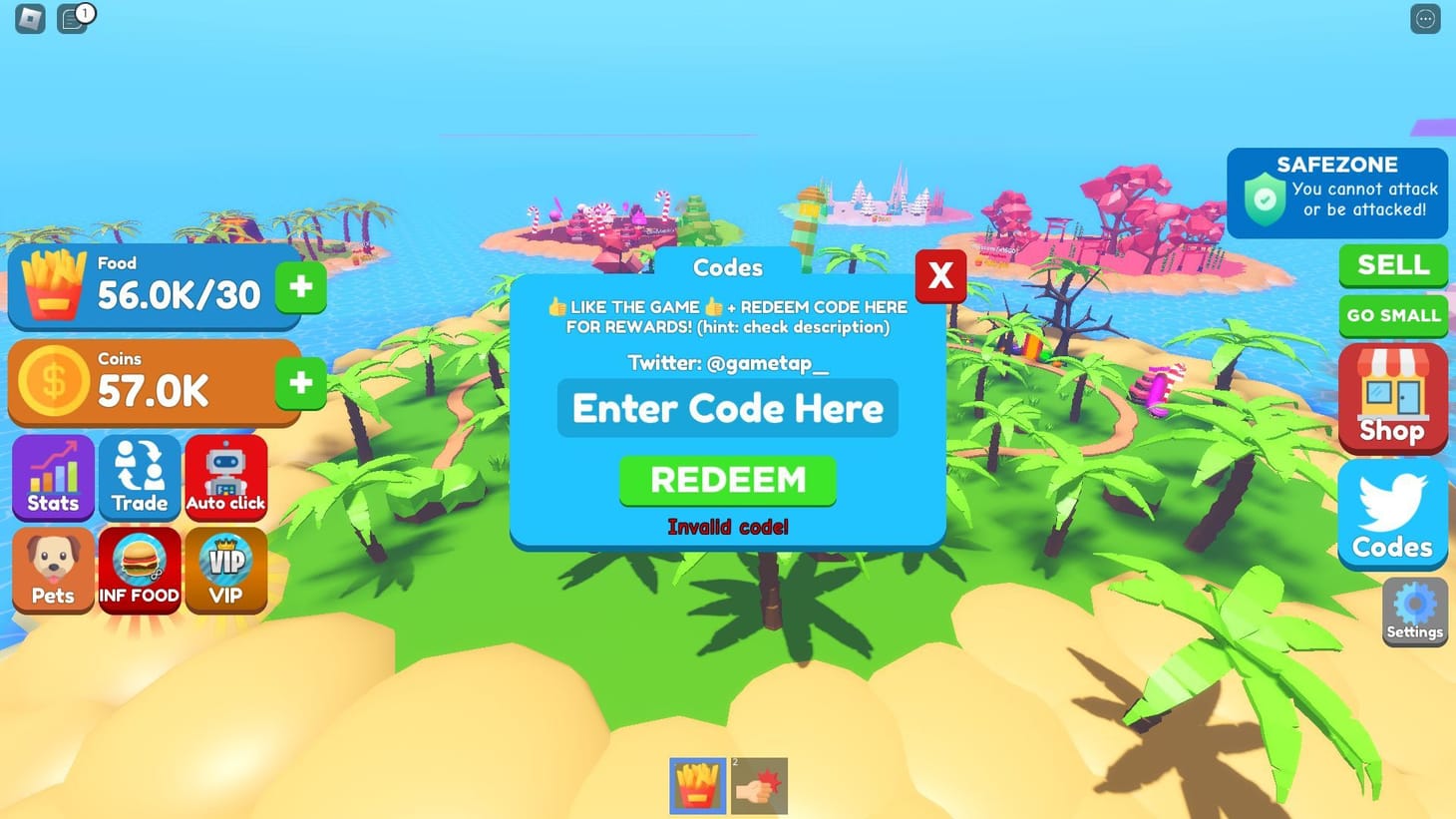 Eating Simulator codes