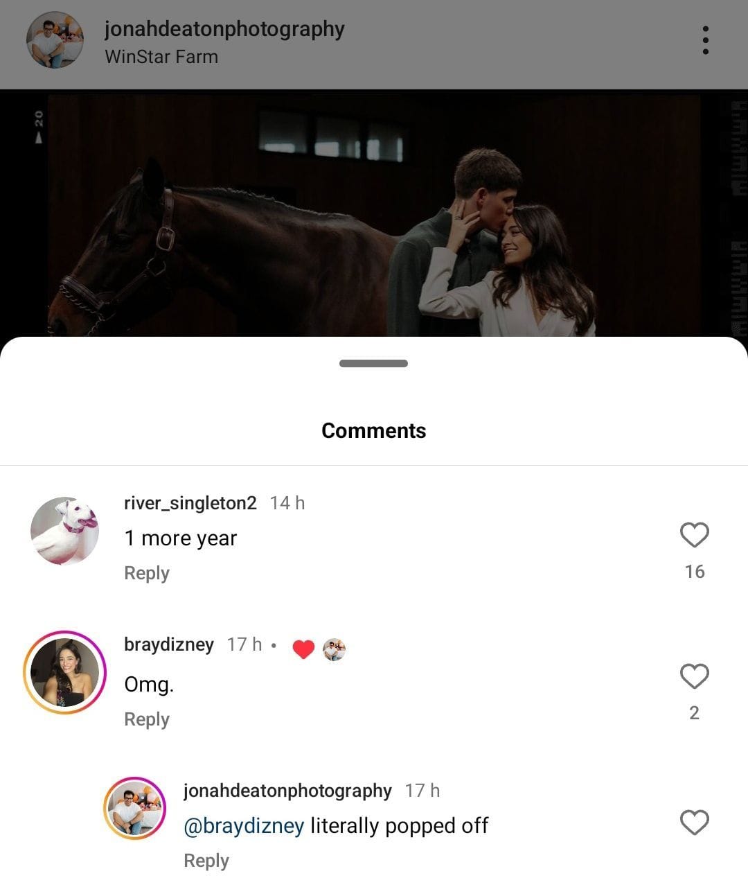 Reed Sheppard’s GF Brailey gushes over couple’s stunning photoshoot ...