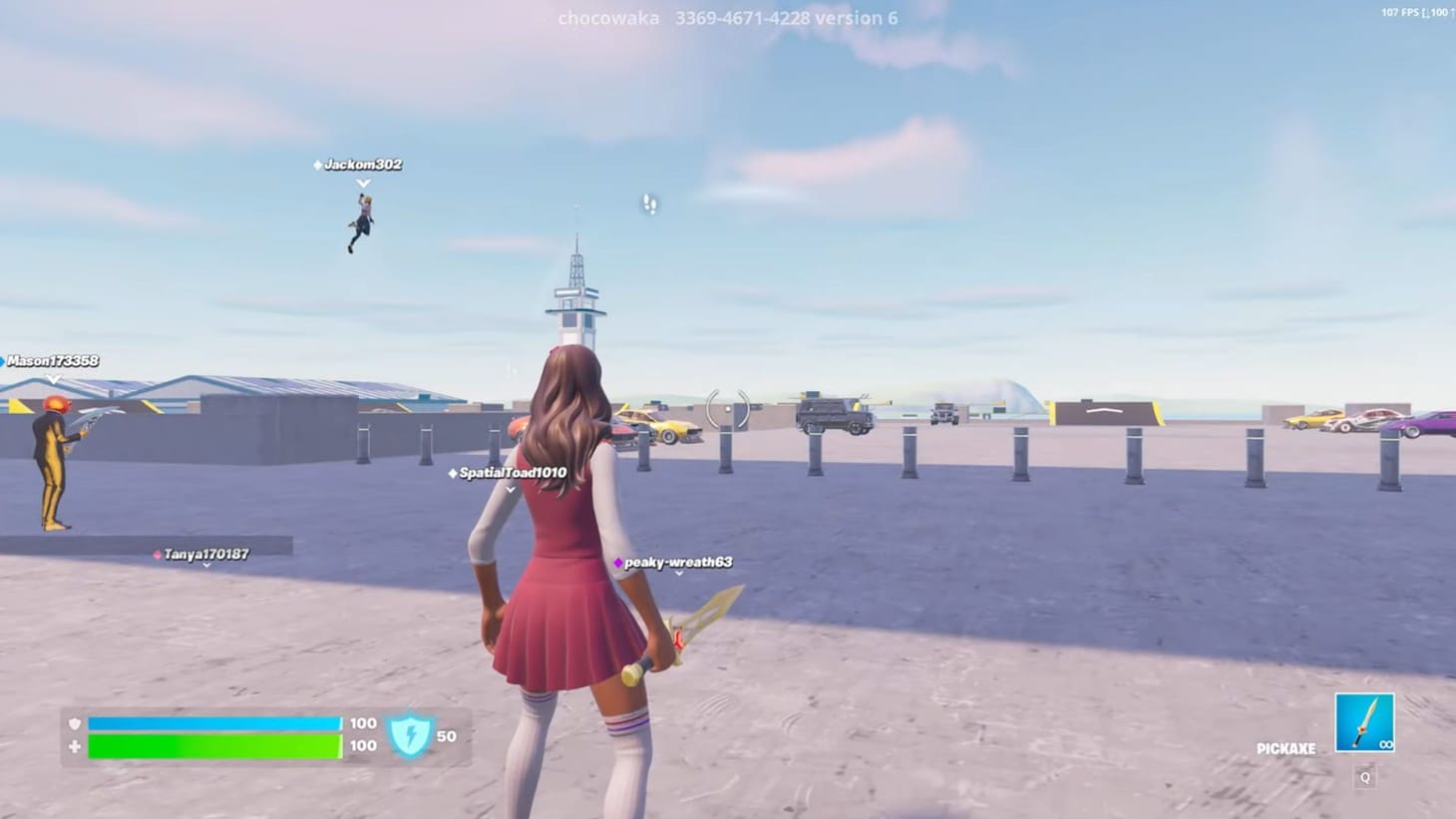Fortnite Airpot Driving FFA: UEFN map code, how to play, and more