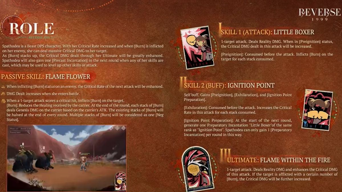 Reverse 1999 Spathodea build guide: Skills, best Psychubes, Insight Materials, and teams