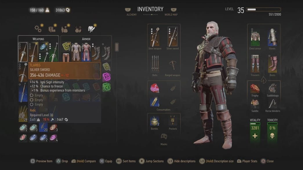 10 strongest weapons in The Witcher 3, ranked