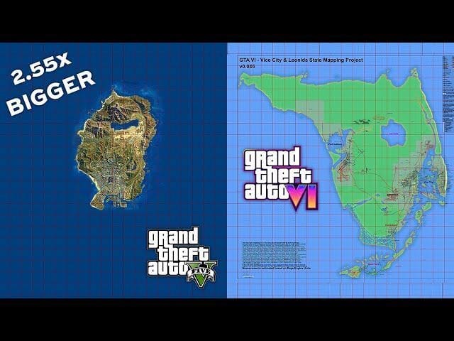 GTA 6 map seemingly includes 7 cities: Rumor