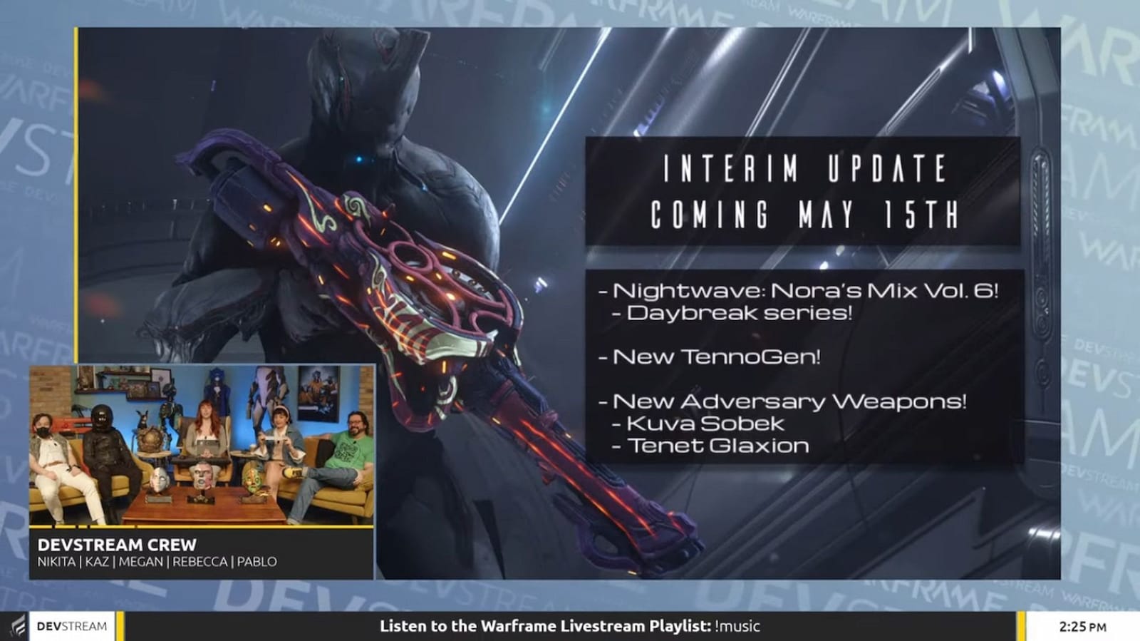 Warframe's May update will bring new Nightwave, Kuva variant of a fan ...