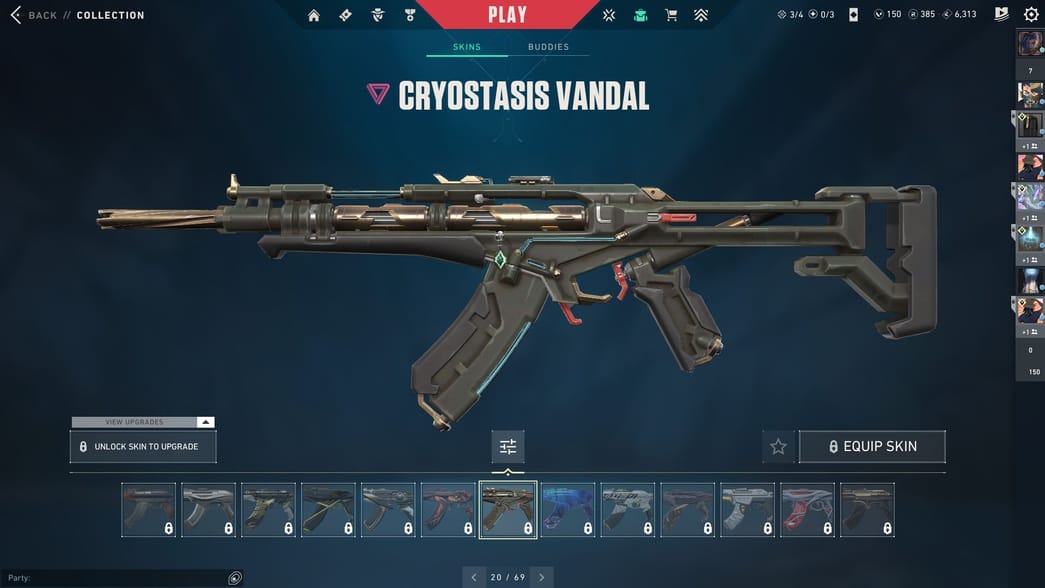 Top 5 Vandal skins in Valorant for 1775 VP or under