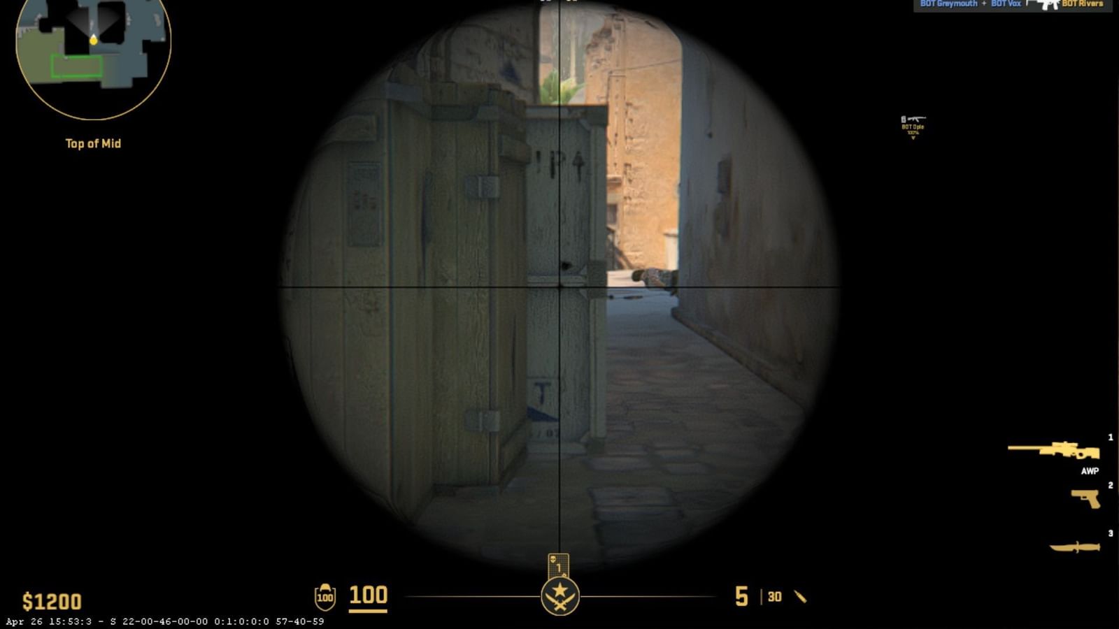 Dust 2: Best wall bang spots in Dust 2