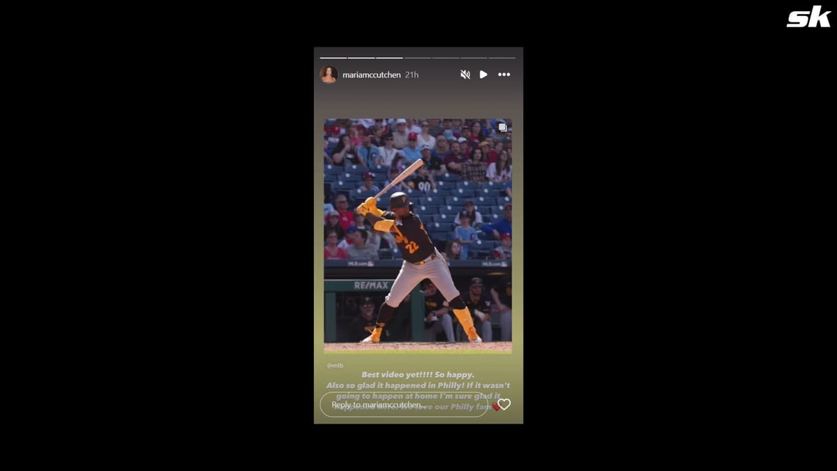 "So glad it happened in Philly" - Andrew McCutchen's wife Maria ...