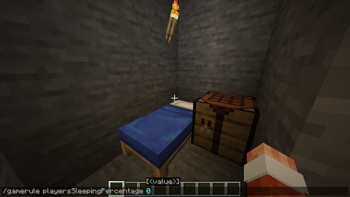 How to use One Player Sleep command in Minecraft Bedrock and Java