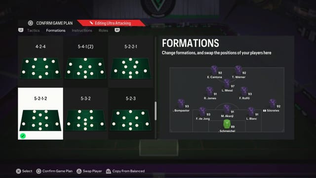 5 best EA FC 24 formations for Ultimate Team