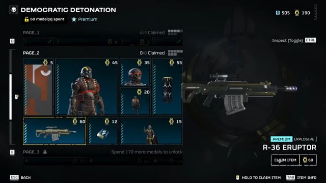 How to get and use the R-36 Eruptor Rifle in Helldivers 2?