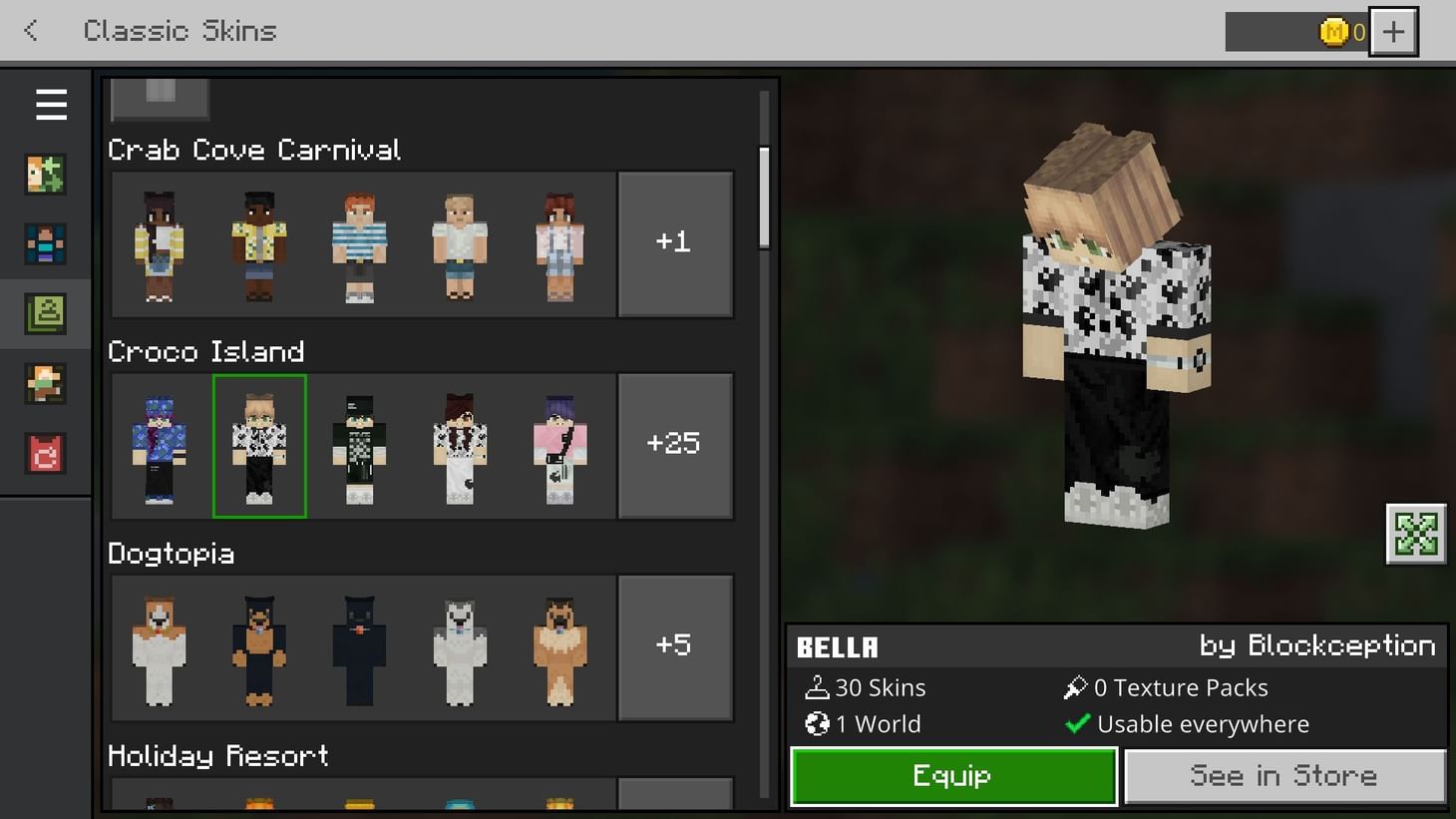 How to change skin in Minecraft?