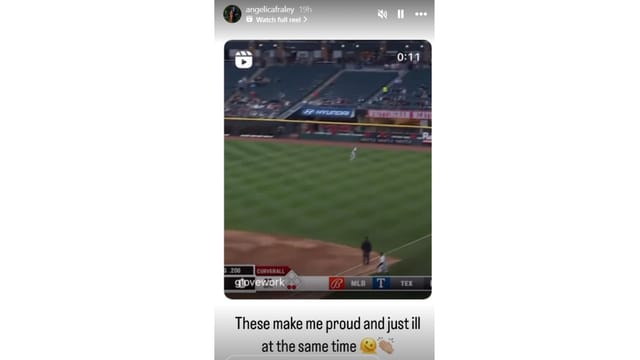 "Makes me proud and ill at the same time" - Jake Fraley's wife Angelica ...