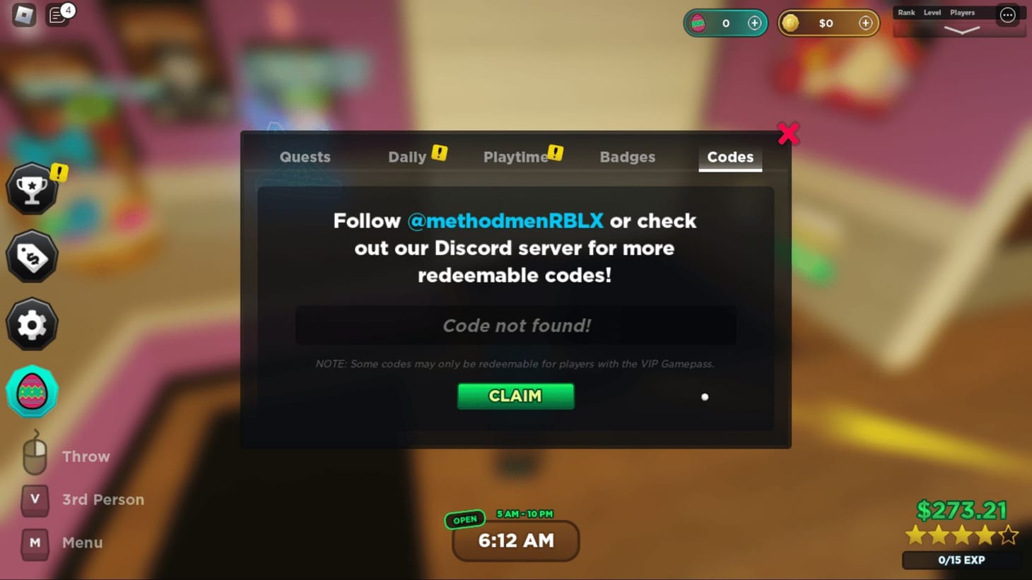 Burger Game Codes