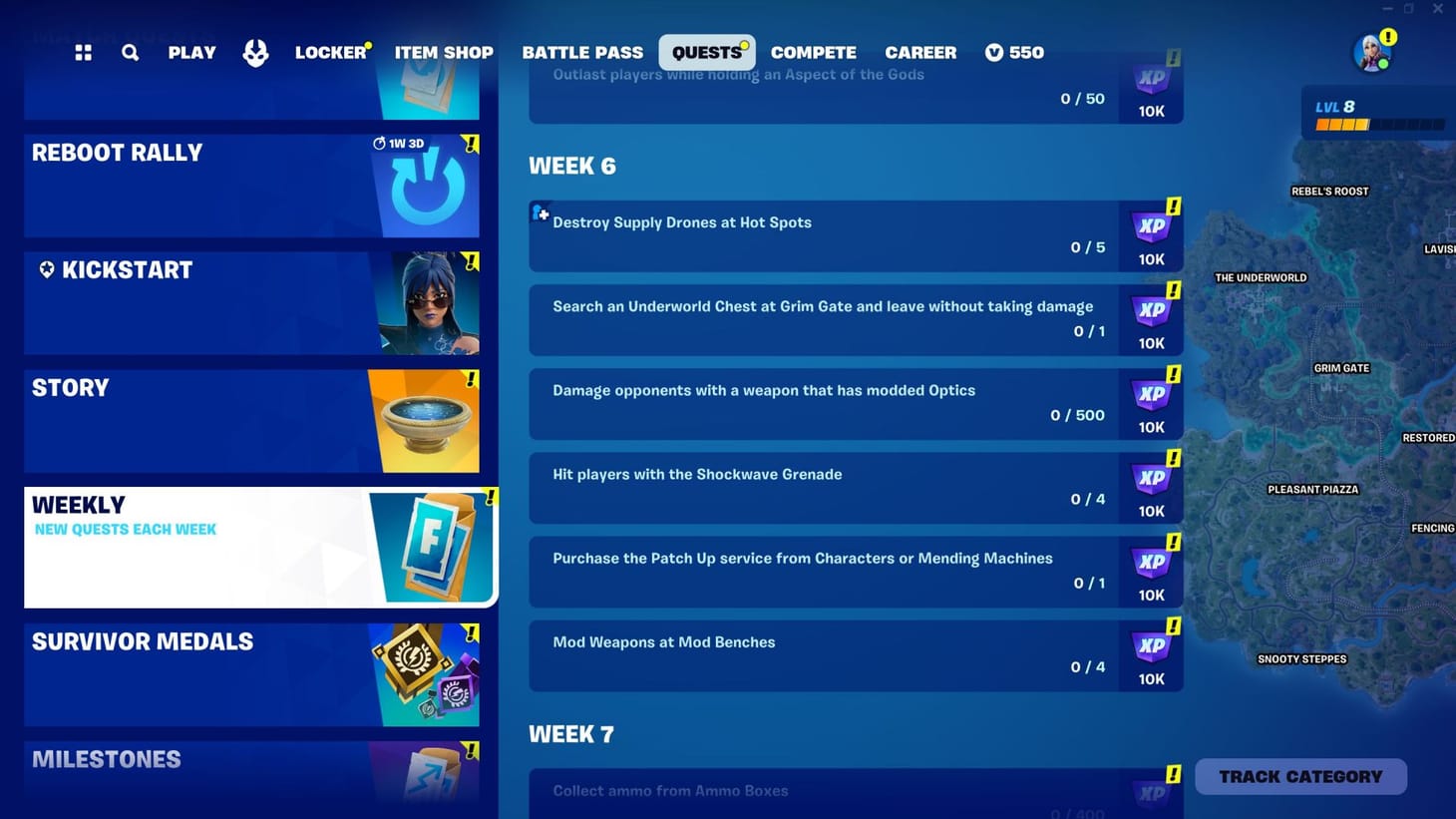 All Fortnite Chapter 5 Season 2 Weekly Quests: Full list of Challenges ...