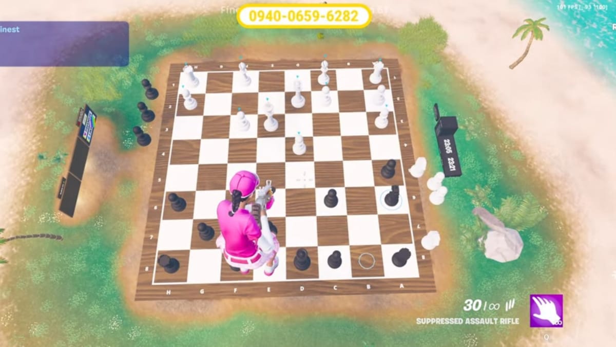 Fortnite Chess: UEFN map code, how to play, and more