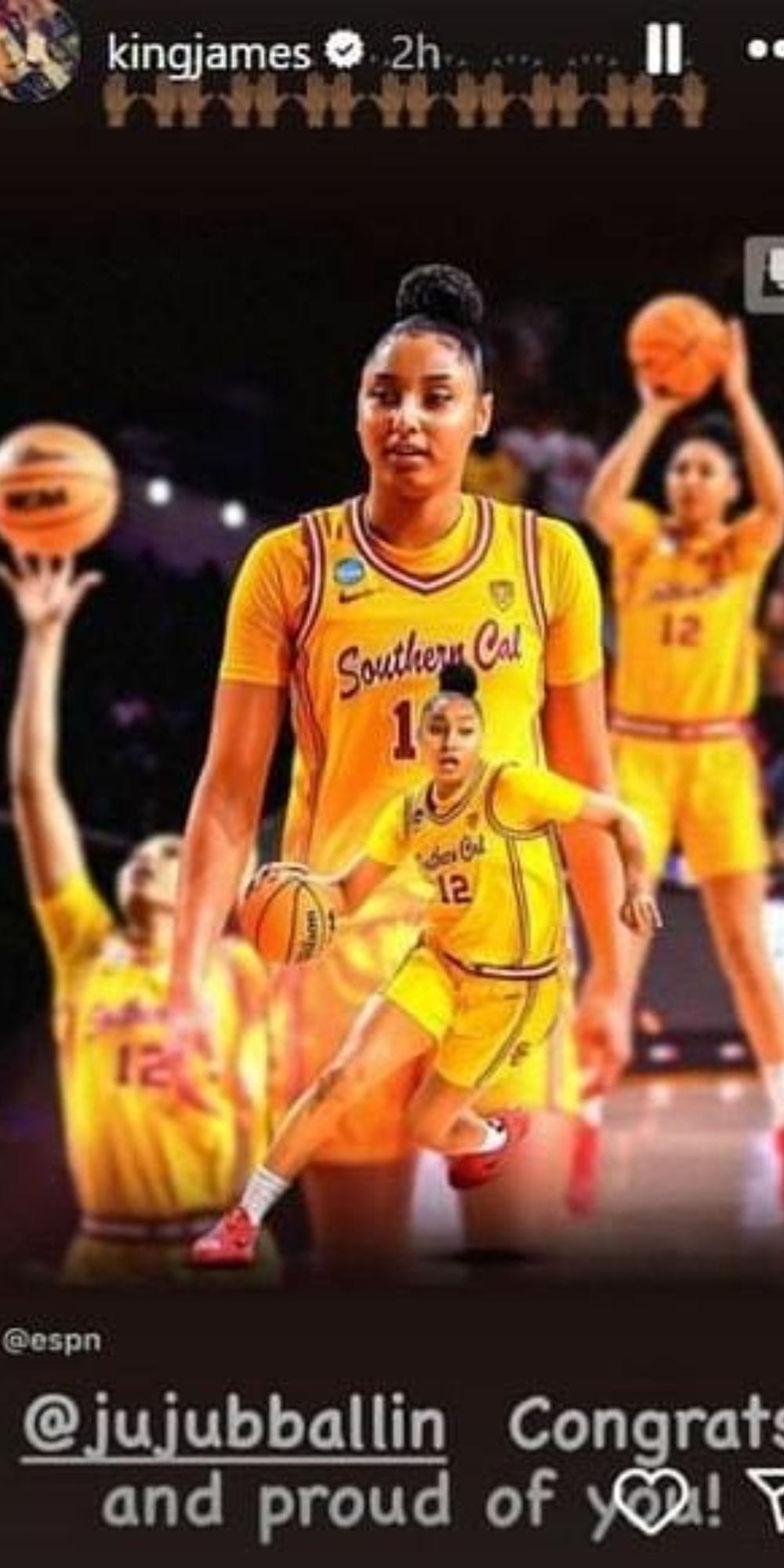 "LeBron James legacy continuing": Diehard Lakers fan Juju Watkins drops prediction for NBA ...