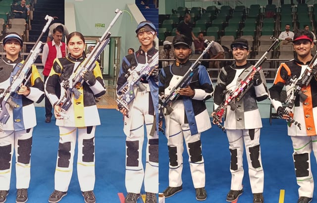 Olympic Selection Trials: Arjun Babuta and Nancy secure wins in 10m air ...