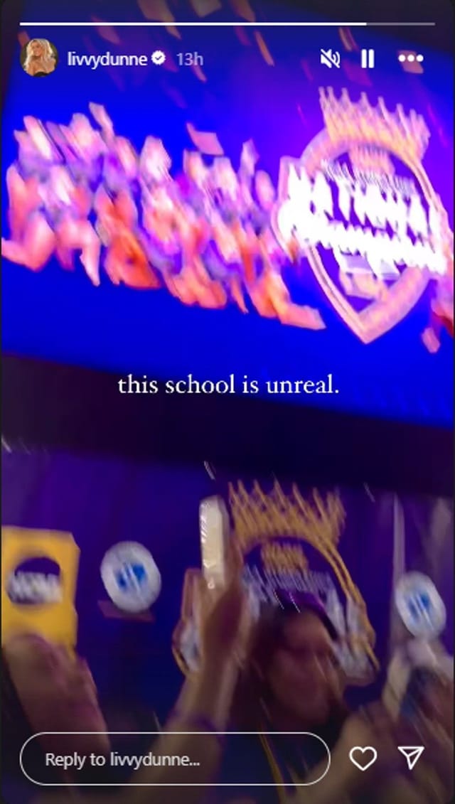 "This school is unreal"- Olivia Dunne expresses delight as the ...