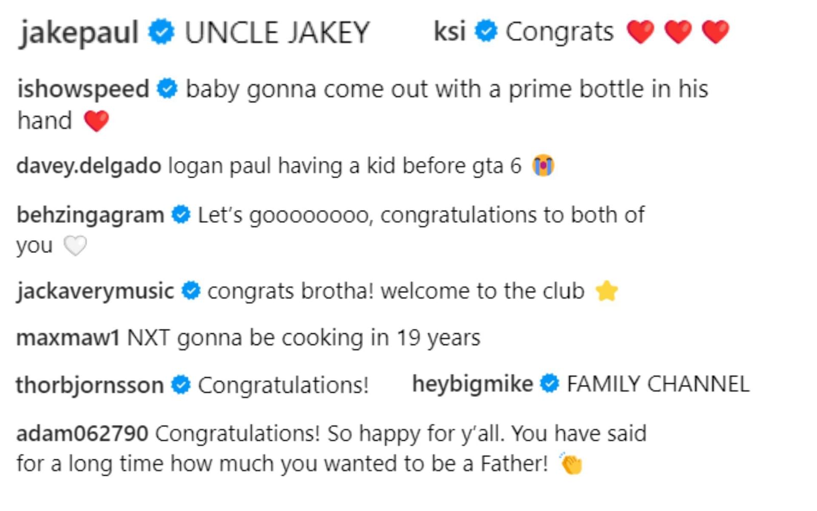 Logan Paul baby: Jake Paul, Dillon Danis, and others react as Logan ...