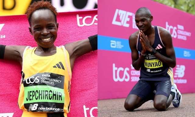 London Marathon 2024 Results: Peres Jepchirchir breaks women's only world record, Kenya's Mutiso ...
