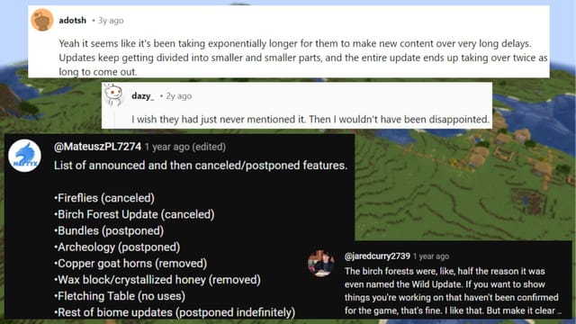 3 Minecraft updates that failed to meet fan expectations
