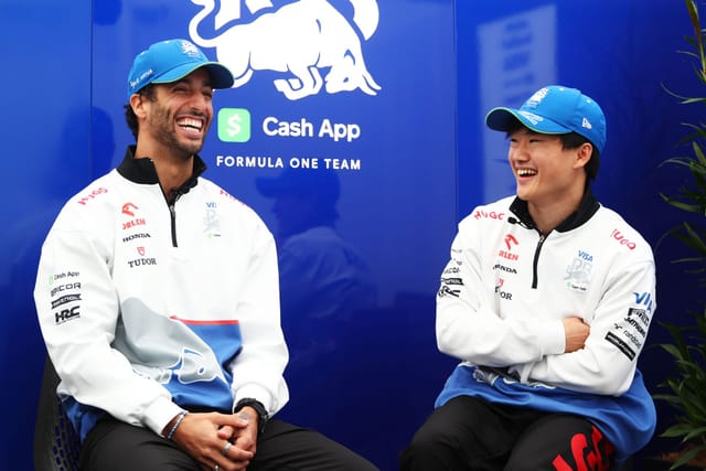 Daniel Ricciardo hints at what was the epicenter of Yuki Tsunoda's ...