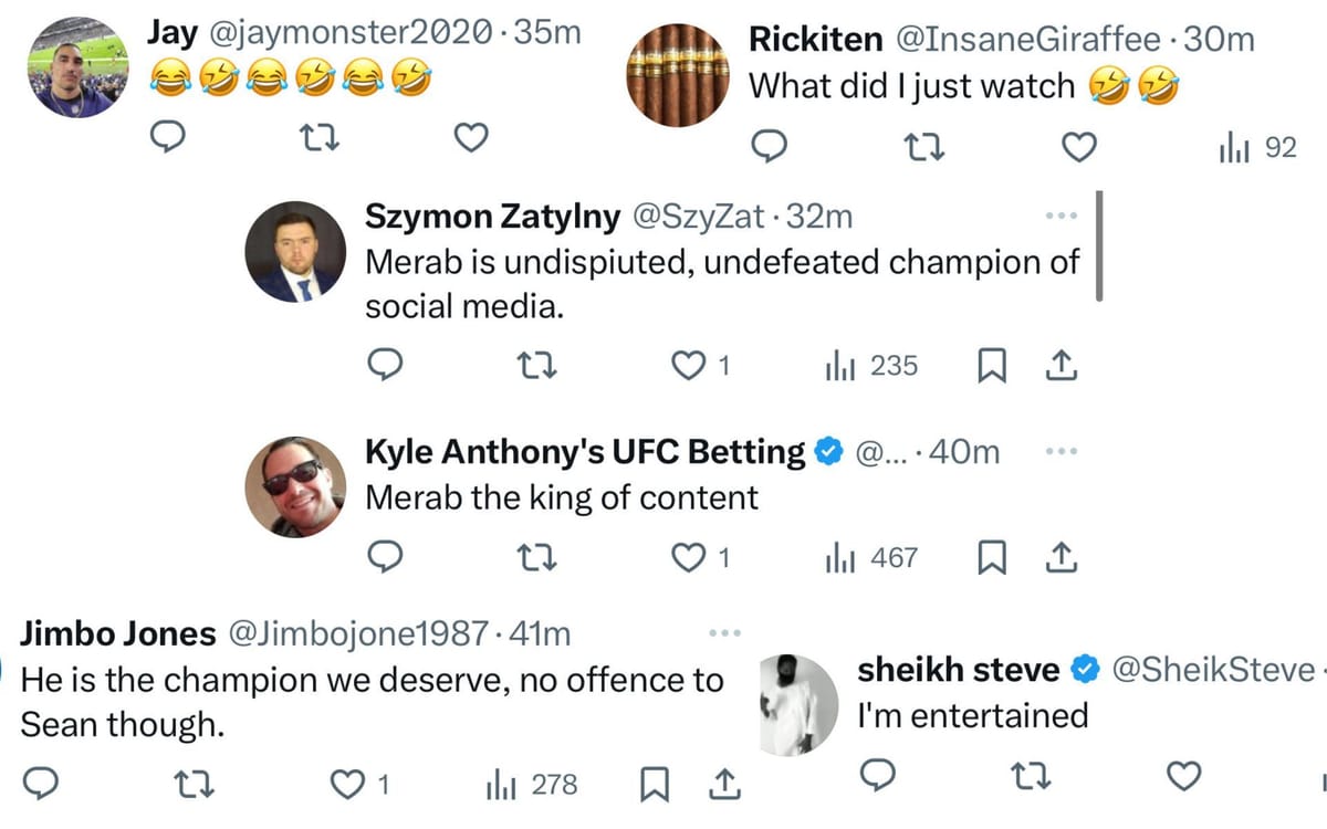 "He is the champion we deserve" - Fans react as Merab Dvalishvili AKA ...
