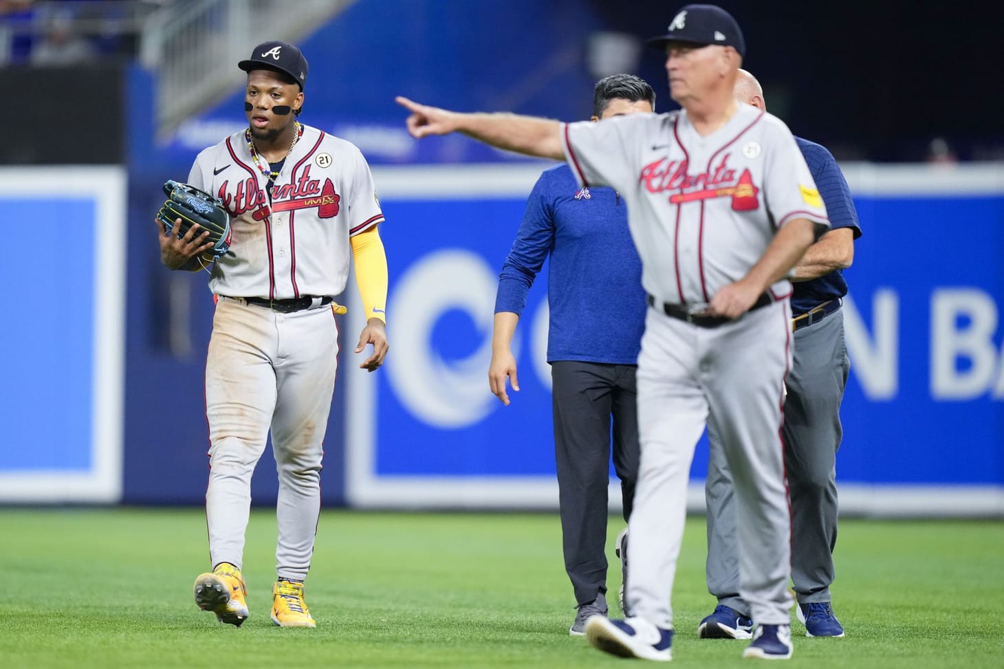 "I knew it was just a matter of time" - Ronald Acuna Jr. on hitting his ...